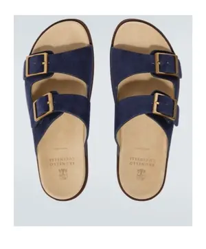 Brunello Cucinelli Suede Sandals
