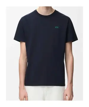 Loewe Anagram-embroidered T-shirt - Deep Navy