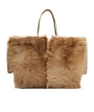 TOD'S Di Bag Folio Medium Shoulder Bag - Beige