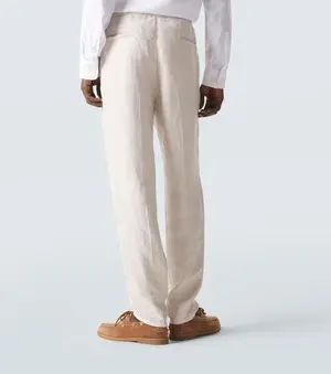 Brunello Cucinelli Linen Tapered Pants