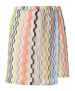 Missoni Mini Skirt In Pure Viscose - Smsnp