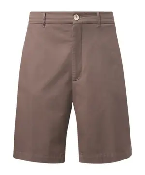 Brunello Cucinelli Cotton-blend Bermuda Shorts - Gray