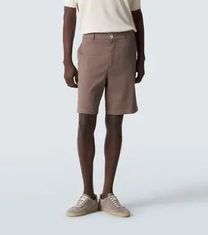 Brunello Cucinelli Cotton-blend Bermuda Shorts