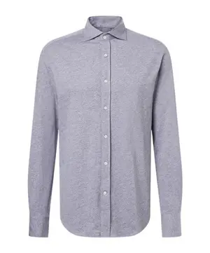 Brunello Cucinelli Cotton Poplin Shirt - Gray