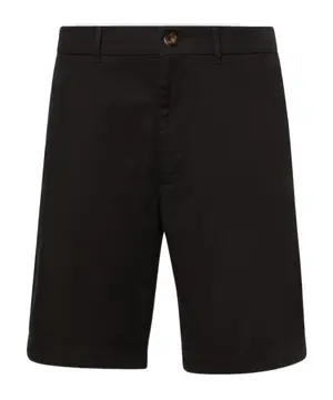Brunello Cucinelli Cotton-blend Bermuda Shorts - Black