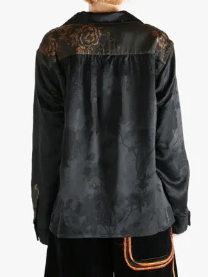 COMMUNS Floral-jacquard Shirt