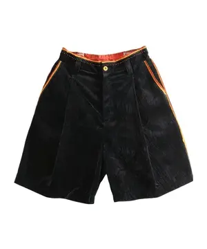COMMUNS Velour Wide-leg Shorts