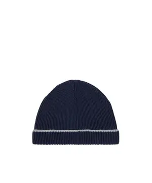 Brunello Cucinelli Ribbed Knit Cotton Beanie