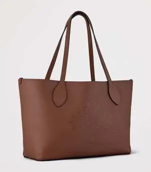 Mulberry Leather Tree Tote Bag