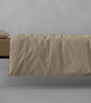 SOCIETY LIMONTA Cotton Nite Super King Duvet Cover Set - Brown