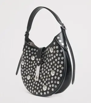 Polo Ralph Lauren Leather Studded Shoulder Bag