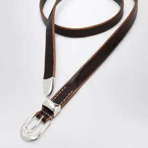 Our Legacy Olega Belt In Calfskin Leather - Brown