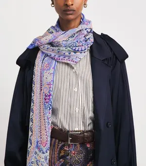 Etro Silk Paisley Scarf