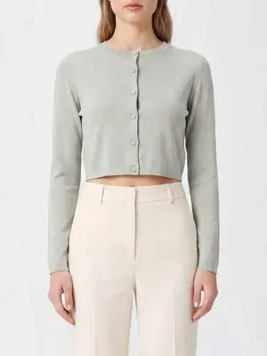 Max Mara Cropped Cardigan - Green