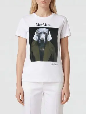 Max Mara Graphic T-shirt - Brown
