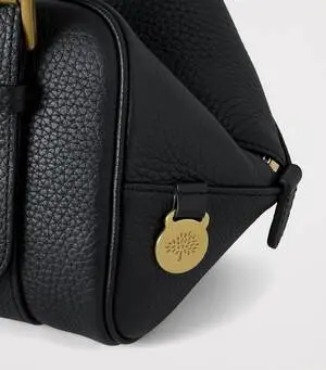 Mulberry Small Leather Boston Shoulder Bag - Black