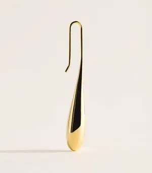 Lié Studio 18k Plated Evelyn Sculptural Drop Earrings