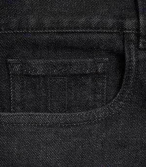 Canali Stretch Cotton-cashmere Straight Jeans