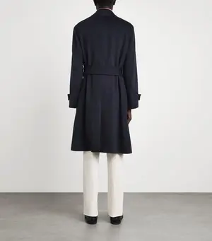 LARDINI Cashmere Belted Overcoat