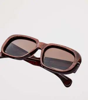 JACQUES MARIE MAGE Kobo Rectangle Sunglasses