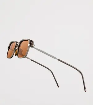 JACQUES MARIE MAGE Comanche Rectangle Sunglasses