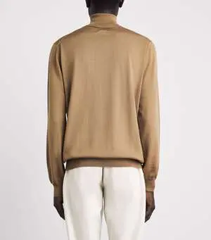 LARDINI Virgin Wool Rollneck Sweater