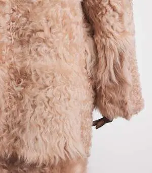 Victoria Beckham Shearling Overcoat