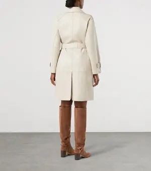 Marina Rinaldi Leather Trench Coat