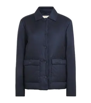 Max Mara Padded Jacket - Navy