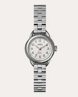 Shinola Runabout 25mm Bracelet Watch - Silver
