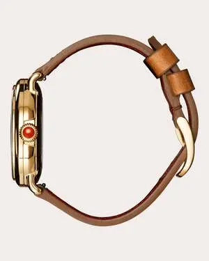Shinola Jasper Runwell Gilda 39mm Leather-strap Watch