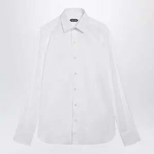 TOM FORD Slim-fit Cotton Shirt In Optical - White