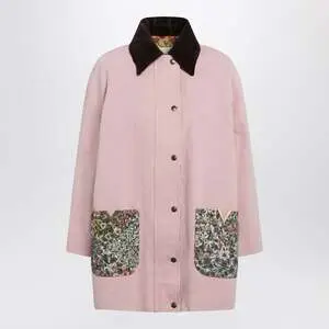 Valentino Garavani Denim Caban Jacket - Pink