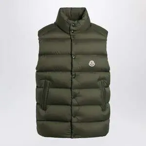 Moncler Padded Vest - Green