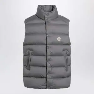 Moncler Padded Vest - Gray