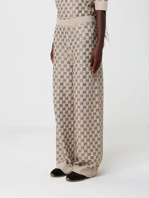 Gucci Monogram Knit Wide-leg Pants
