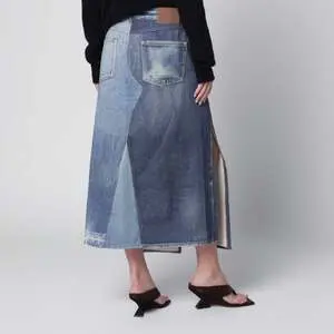 Our Legacy Craft Midi Denim Skirt - Blue