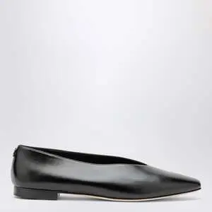 JIMMY CHOO Margot Ballet Flats In Leather - Black