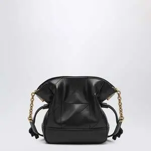 Saint Laurent Jamie Mini Shoulder Pouch In Lambskin Leather - Black