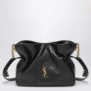 Saint Laurent Jamie Pouch In Lambskin Leather - Black