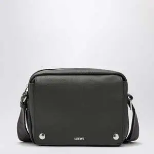 Loewe Grained Leather Crossbody Bag - Gray