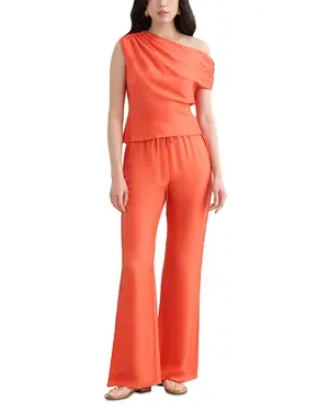 TOCCIN Nela Flared Pull On Pants - Flame