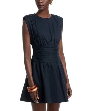 TOCCIN Eloise Ruched Mini Dress