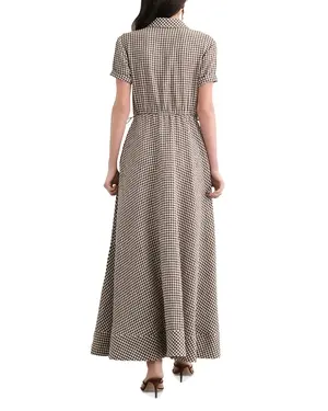 TOCCIN Maggie Linen Shirt Dress