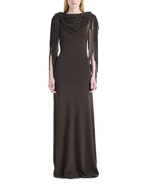 Altuzarra Chaney Fringe Embellished Maxi Dress