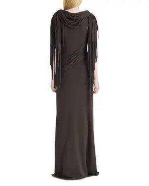 Altuzarra Chaney Fringe Embellished Maxi Dress