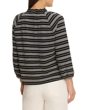 NIC+ZOE Dashing Split Neck Top