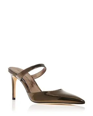 STUART WEITZMAN Power Mules - Cigar