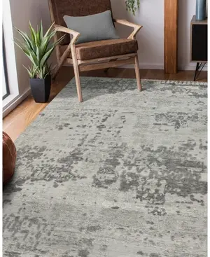 AMER RUGS Winston Abstract Area Rug,8'10x10 - Gray