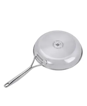 ZWILLING Peak Stainless Steel Dual Performance Ceramic Fry Pan With Lid, 10